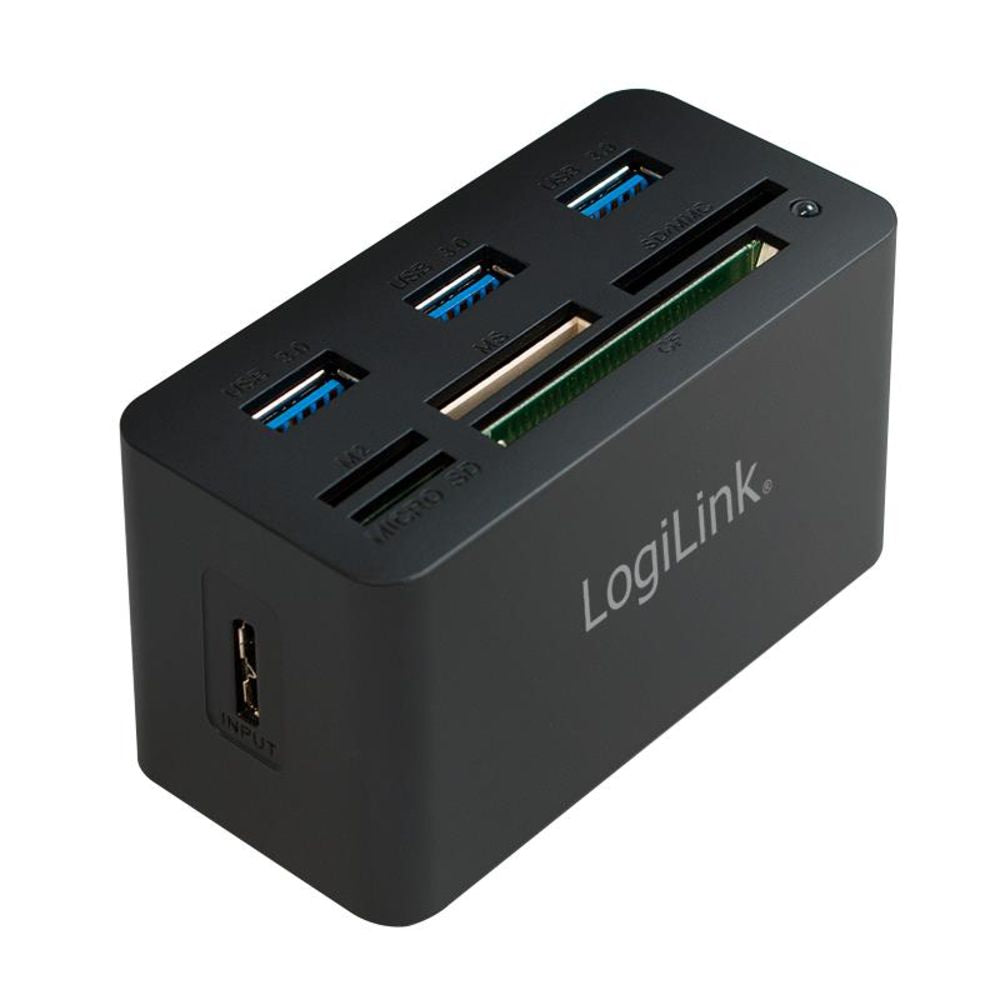 LogiLink USB 3.0 Hub mit All-in-One Card Reader – LogiLink Shop