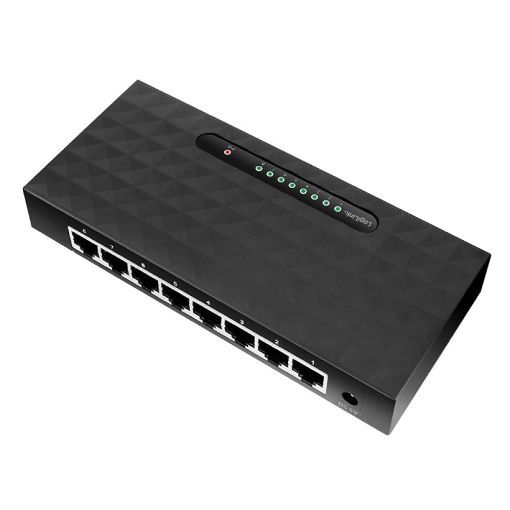 LogiLink Desktop Gigabit Switch 8-Port mit 8x RJ45 – LogiLink Shop