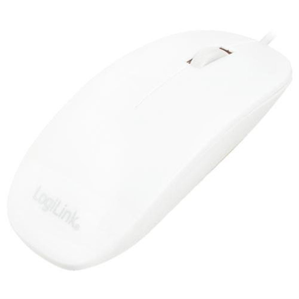 LogiLink Optische Maus in flachem Design, Weiß – LogiLink Shop