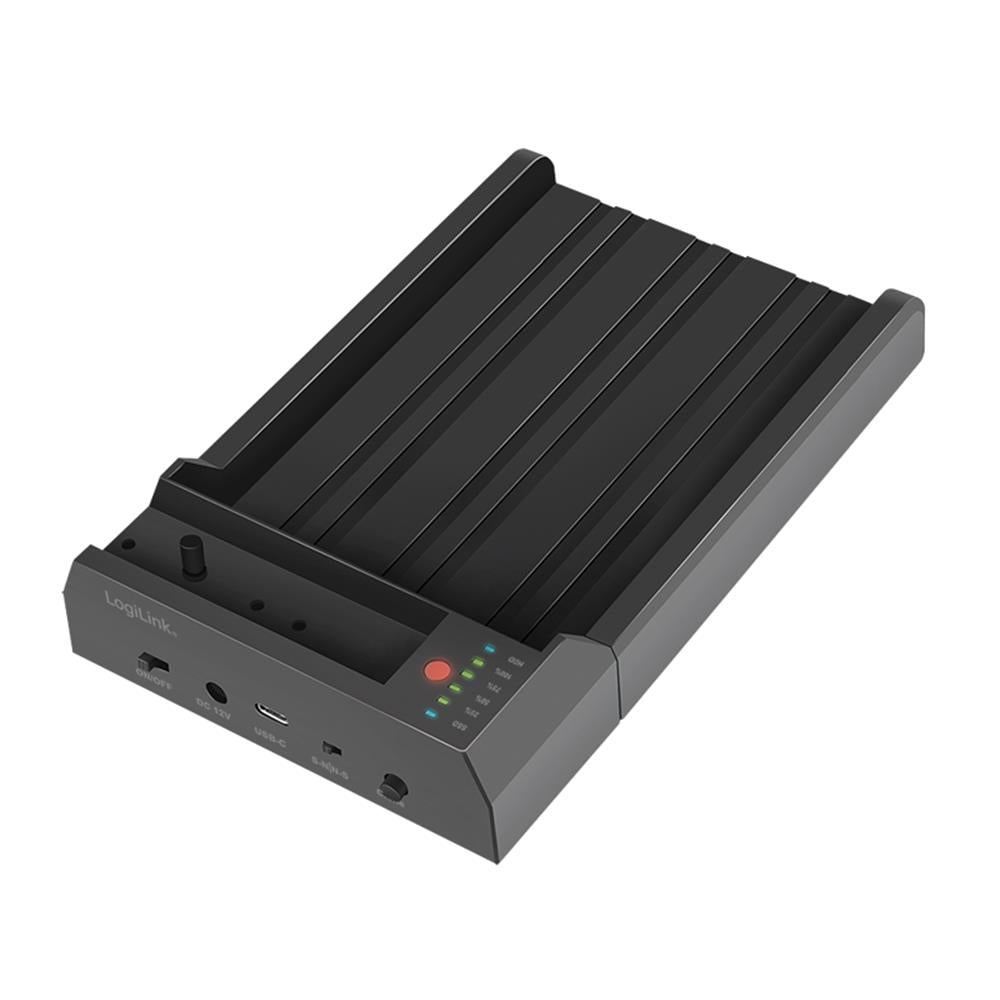 LogiLink USB 3.2 Gen 2 Quickport, 2-Port, für SATA HDD/SSD und M.2 NVMe ...